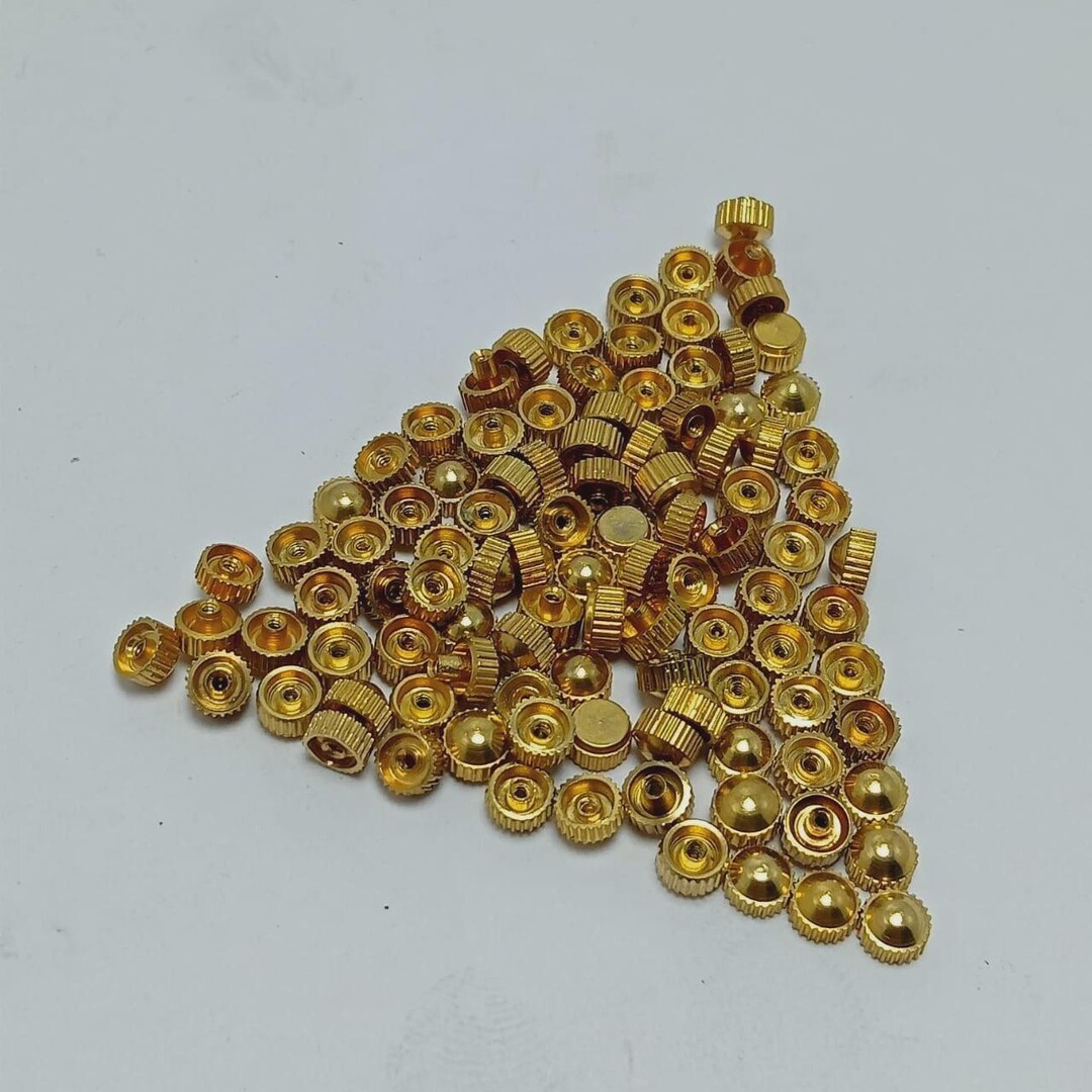Lot 100 Crowns Golden Quartz Watch 3.5 Mm NOS for Parts SAL38AZN - Etsy