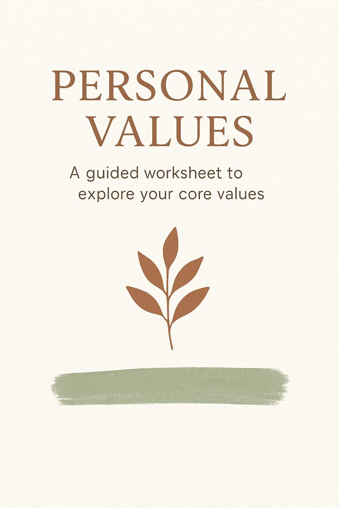 Personal Values Worksheet – Guided Reflection Printable - Etsy New Zealand