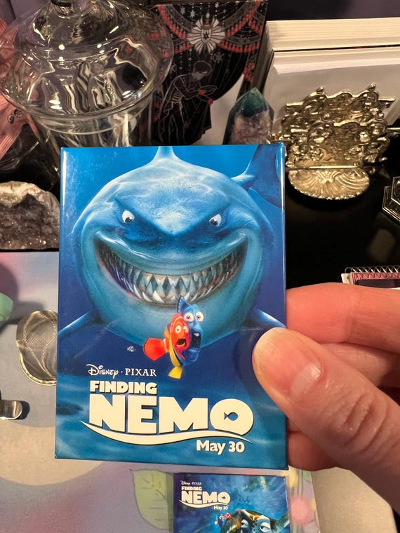 Vintage Finding Nemo Promo Button Collection - Gem