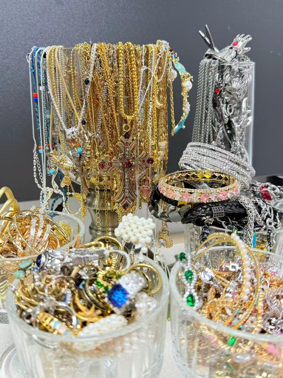 Mystery Jewelry Jar / Random Rings, Necklaces, and Bracelets / Blind ...