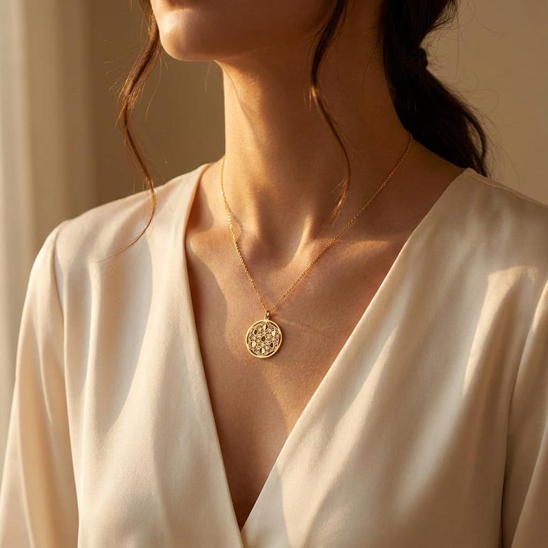 Dainty Moon Phase Necklace,lunar Phase Necklace, Celestial Necklace ...