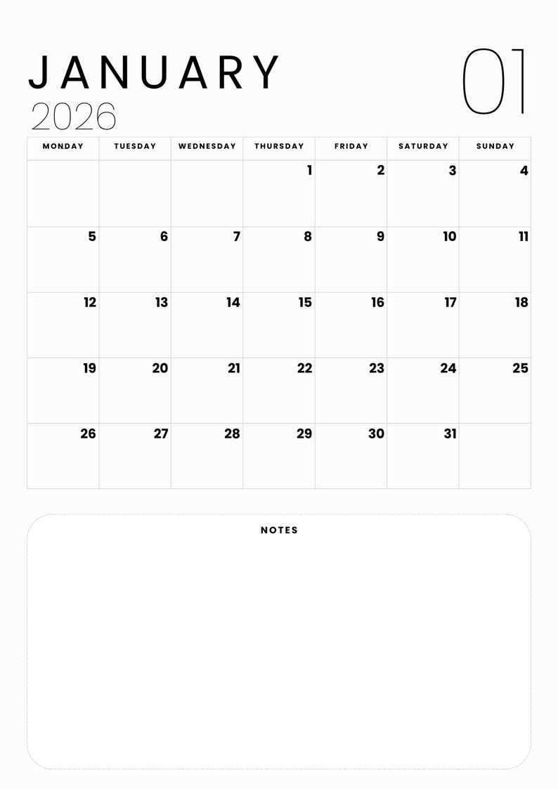 2026 Minimalist Life Planner Bundle | Planners, Calendars, Planners ...