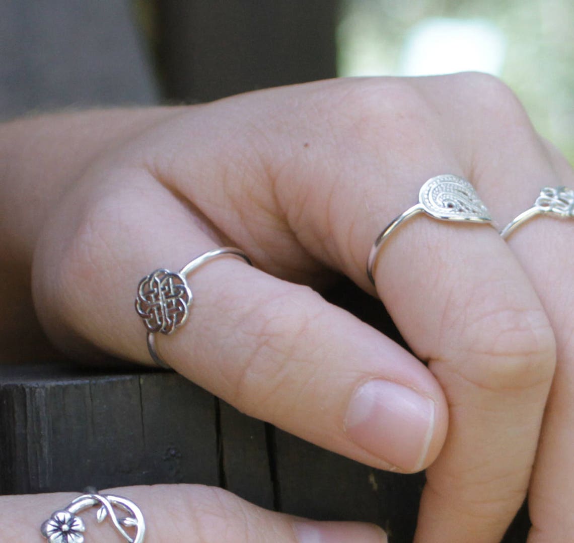 Celtic Ring Celtic Knot Ring Silver Celtic Ring Irish - Etsy