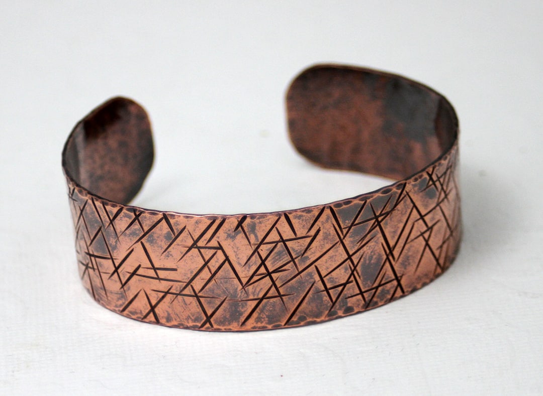 Copper Cuff, Hammered Copper Cuff for Men, Handmade Copper Cuff ...