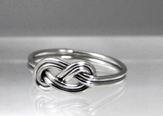 Sterling Silver Ring Infinity Ring Double Infinity Ring | Etsy