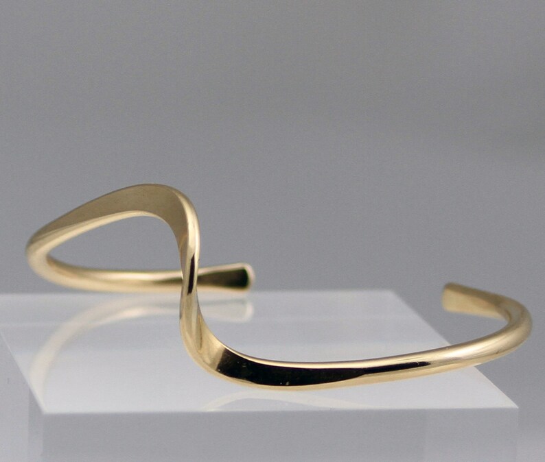 Copper Cuff Brass Cuff Wave Cuff Bracelet Cuff Bracelet | Etsy