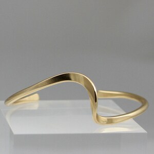 Copper Cuff, Brass Cuff, Wave Cuff Bracelet, Cuff Bracelet, Gift for ...