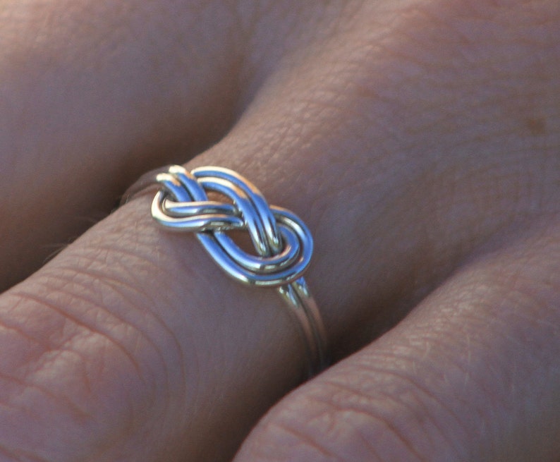 Sterling Silver Ring Infinity Ring Double Infinity Ring | Etsy