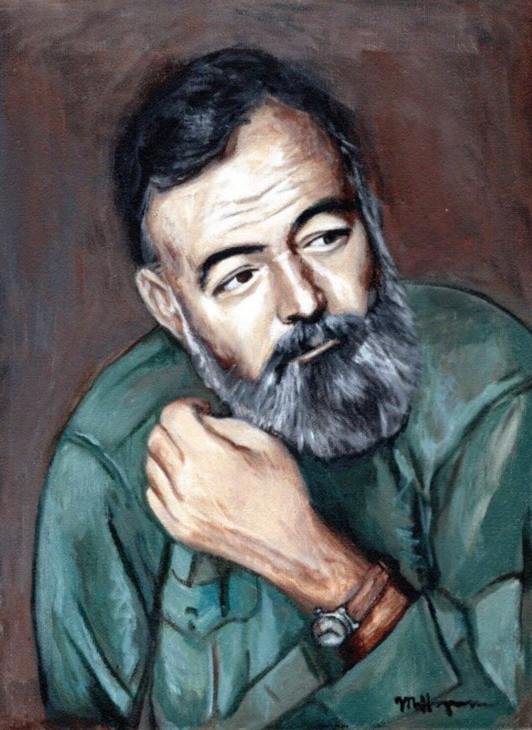 Ernest Hemingway Print - Etsy