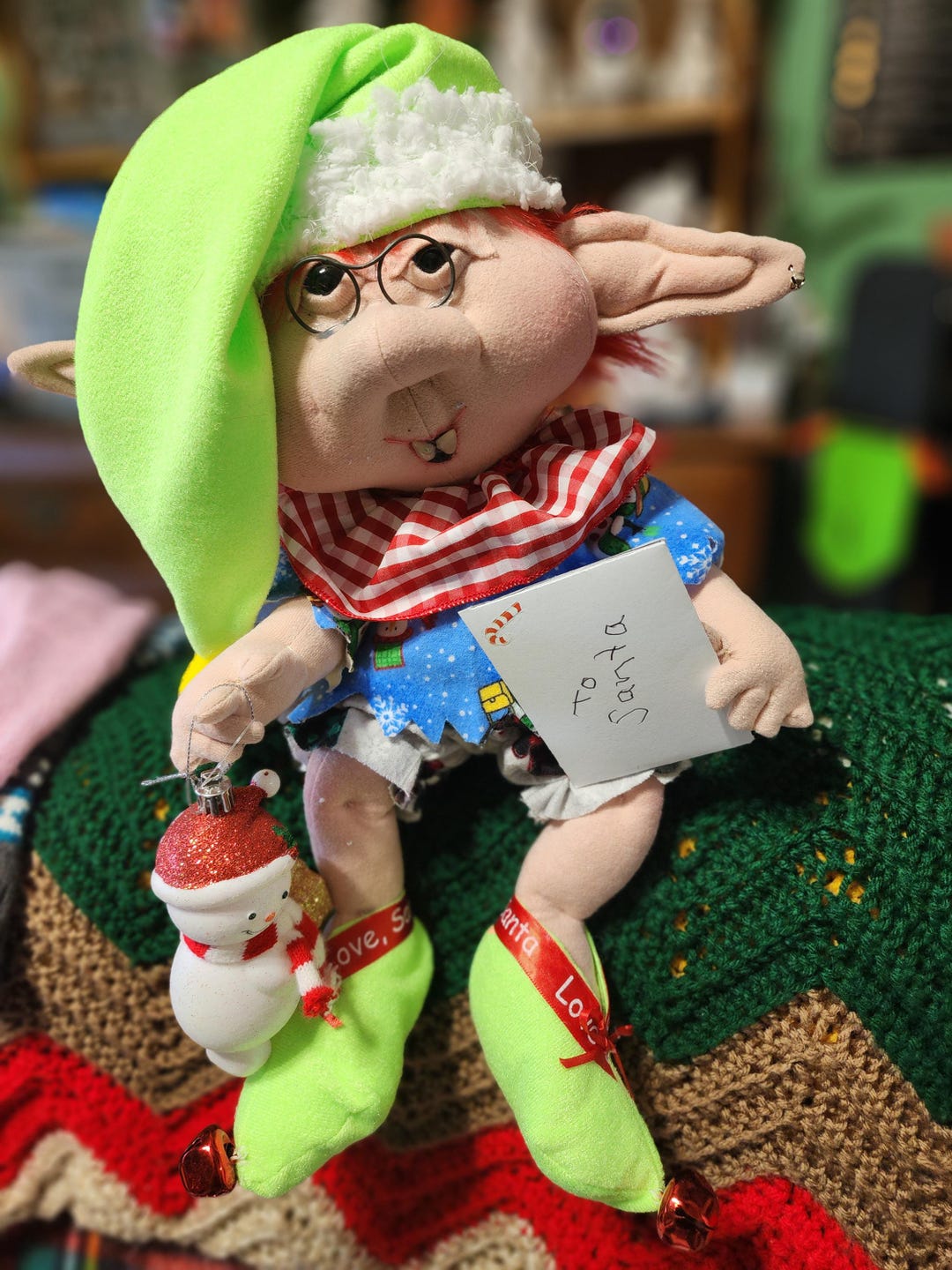 Jinx Garland Santa's Elf - Etsy