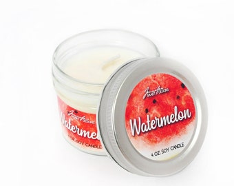 Sweet Slice of Summer Watermelon Scented Soy Candle - Etsy