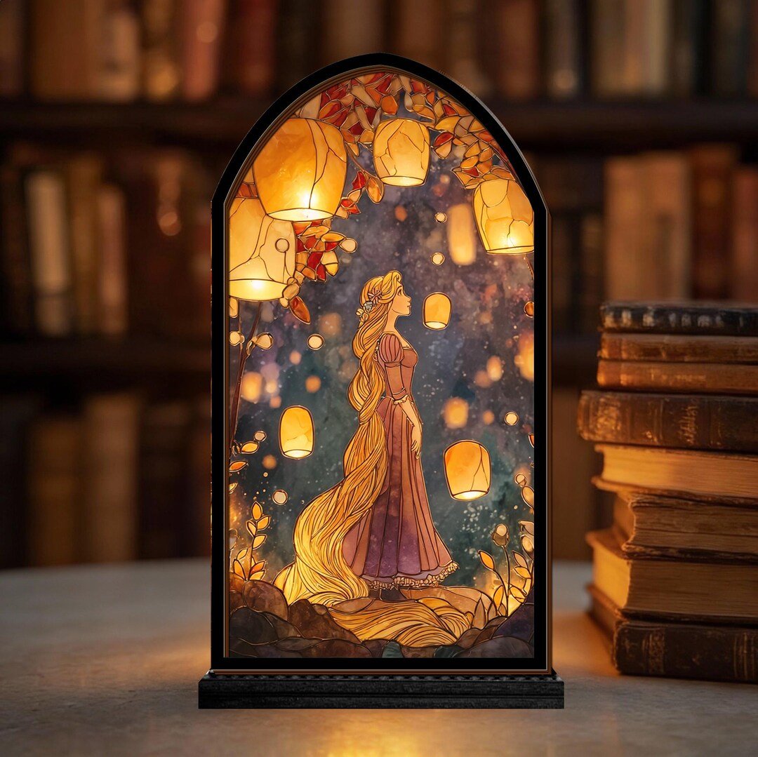 Tangled Rapunzel Suncatcher, Pascal Chameleon Candle Holder, Floating ...
