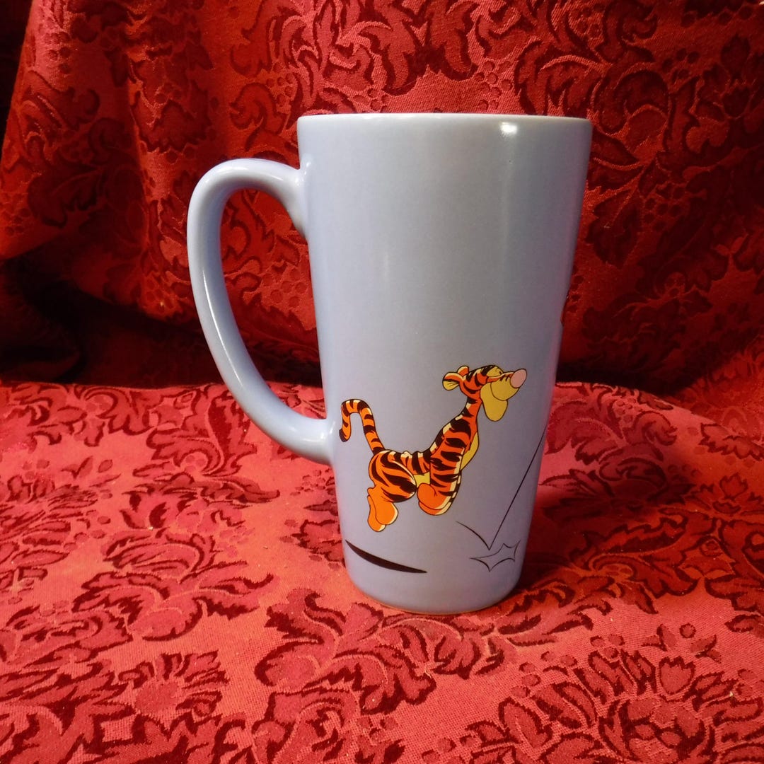 Disney Store Bouncing Blue Tigger Tall 20z Mug - Etsy