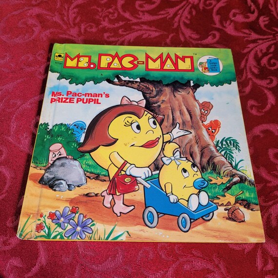Ms Pac-man. ms. Pac-man's Prize Pupil. Golden - Etsy