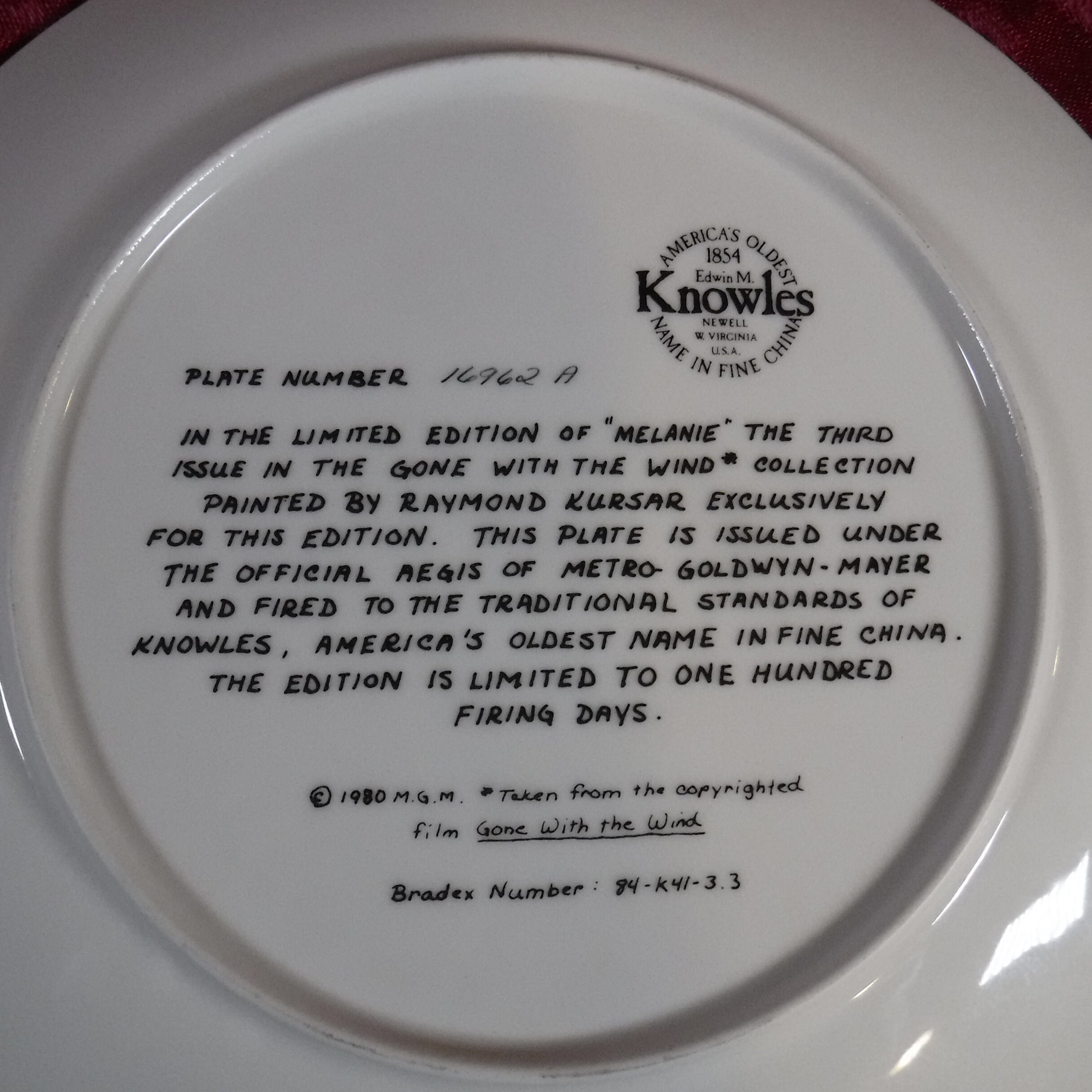 Knowles melanie 1980 3rd in Series Gone With - Etsy