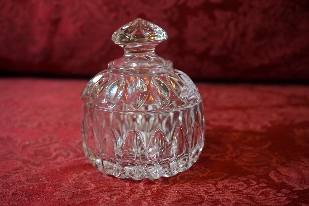 Gorham Full Lead Cut Crystal Trinket Dish - Etsy
