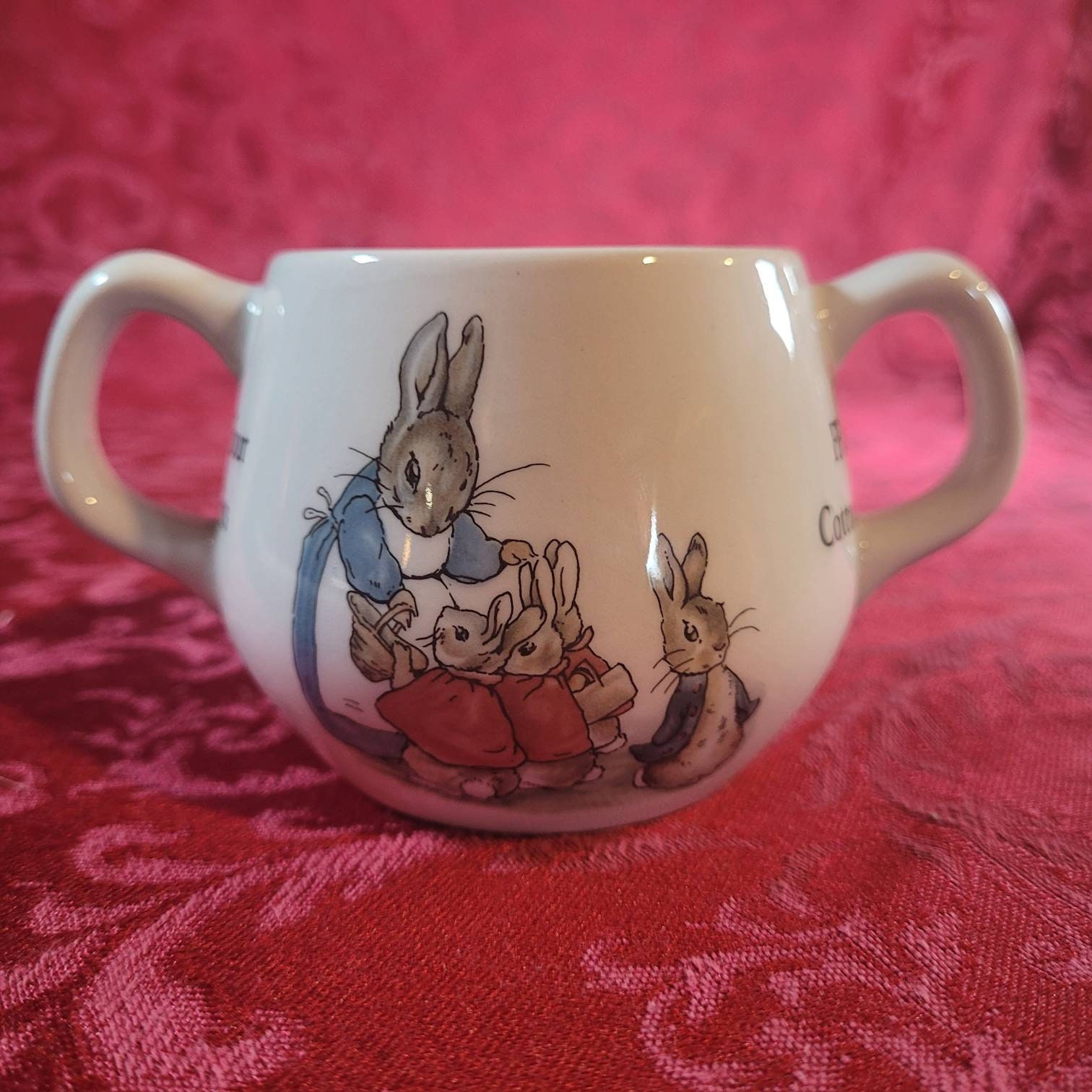 Vintage WEDGWOOD of Etruria & Barlaston PETER RABBIT 2-handle Cup ...