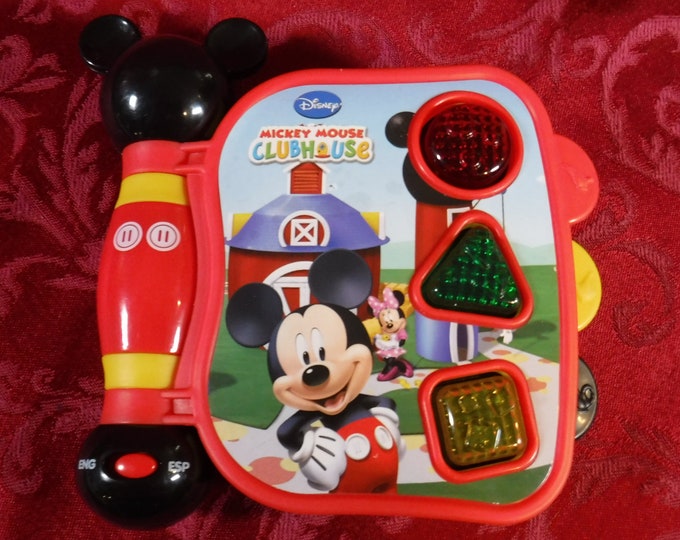 DISNEY Mickey Mouse Clubhouse Baby Learning Book, Works! - Etsy