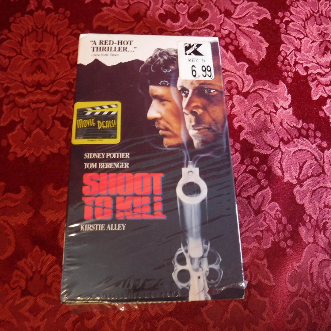 Shoot to Kill, Sealed VHS (plastic Broken - Seal in Place) - 1990 ...