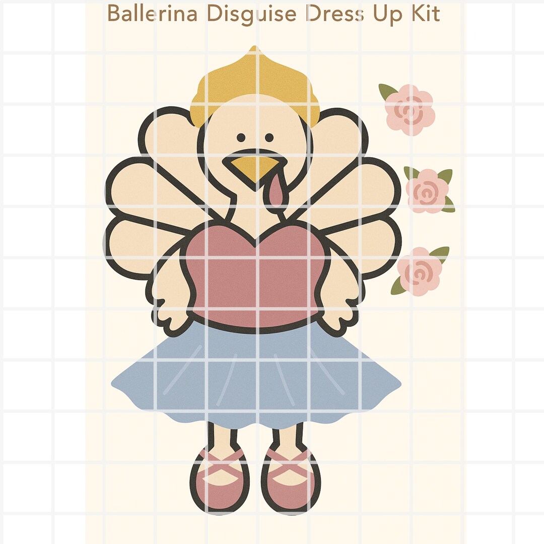 Turkey Disguise Printable - Ballerina Turkey, Ballerina Disguise ...