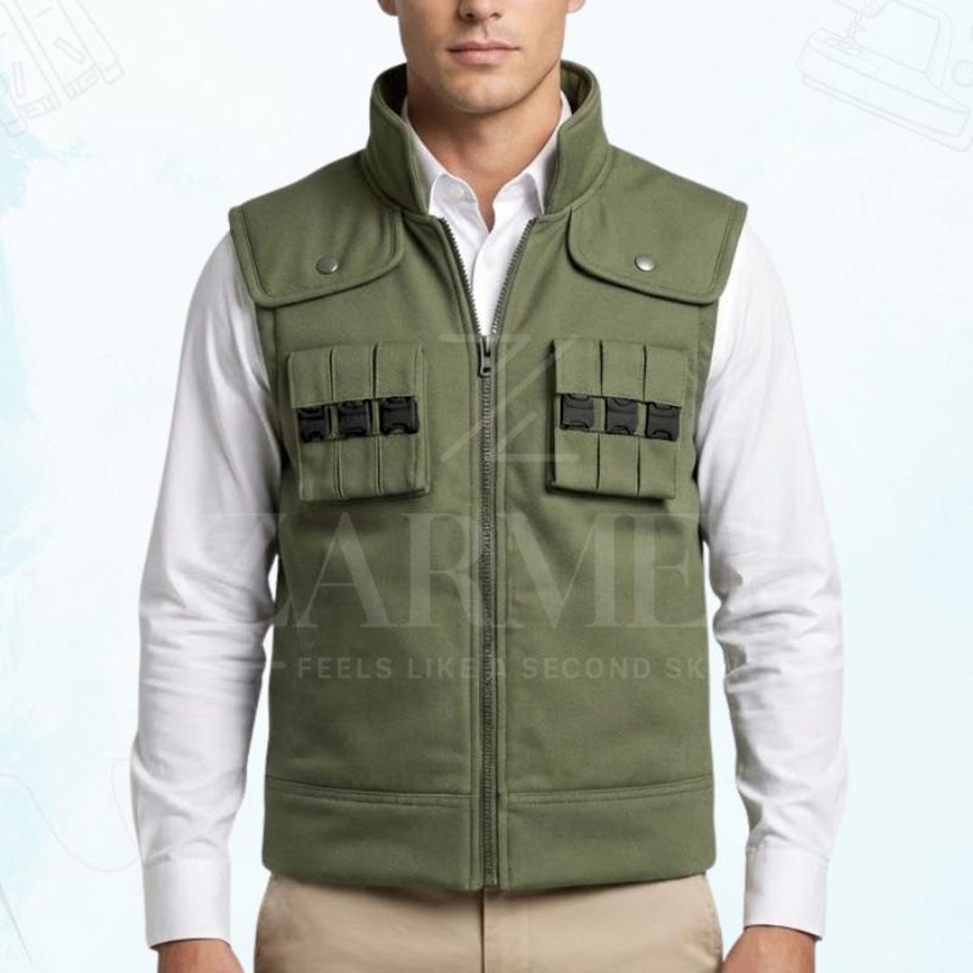 Gaming Shin-obi Elite Tactical Cotton Vest - Handcrafted Green Leaf ...