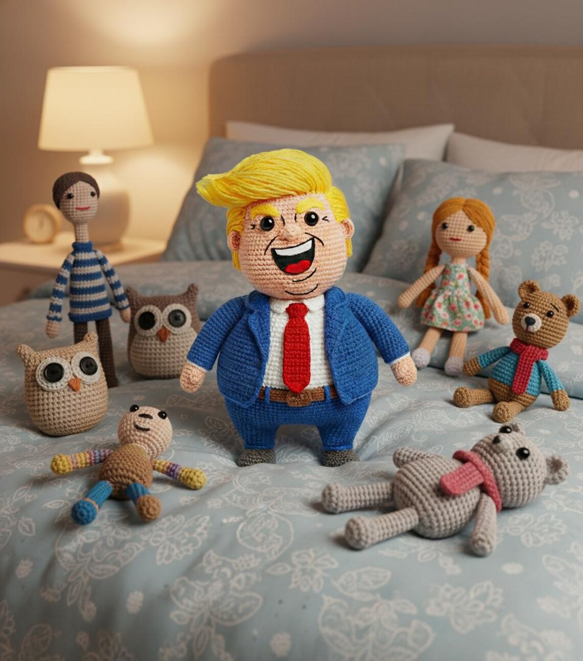 Funny Trump Amigurumi Crochet Pattern, Crochet Trump Plushie Toy -easy ...