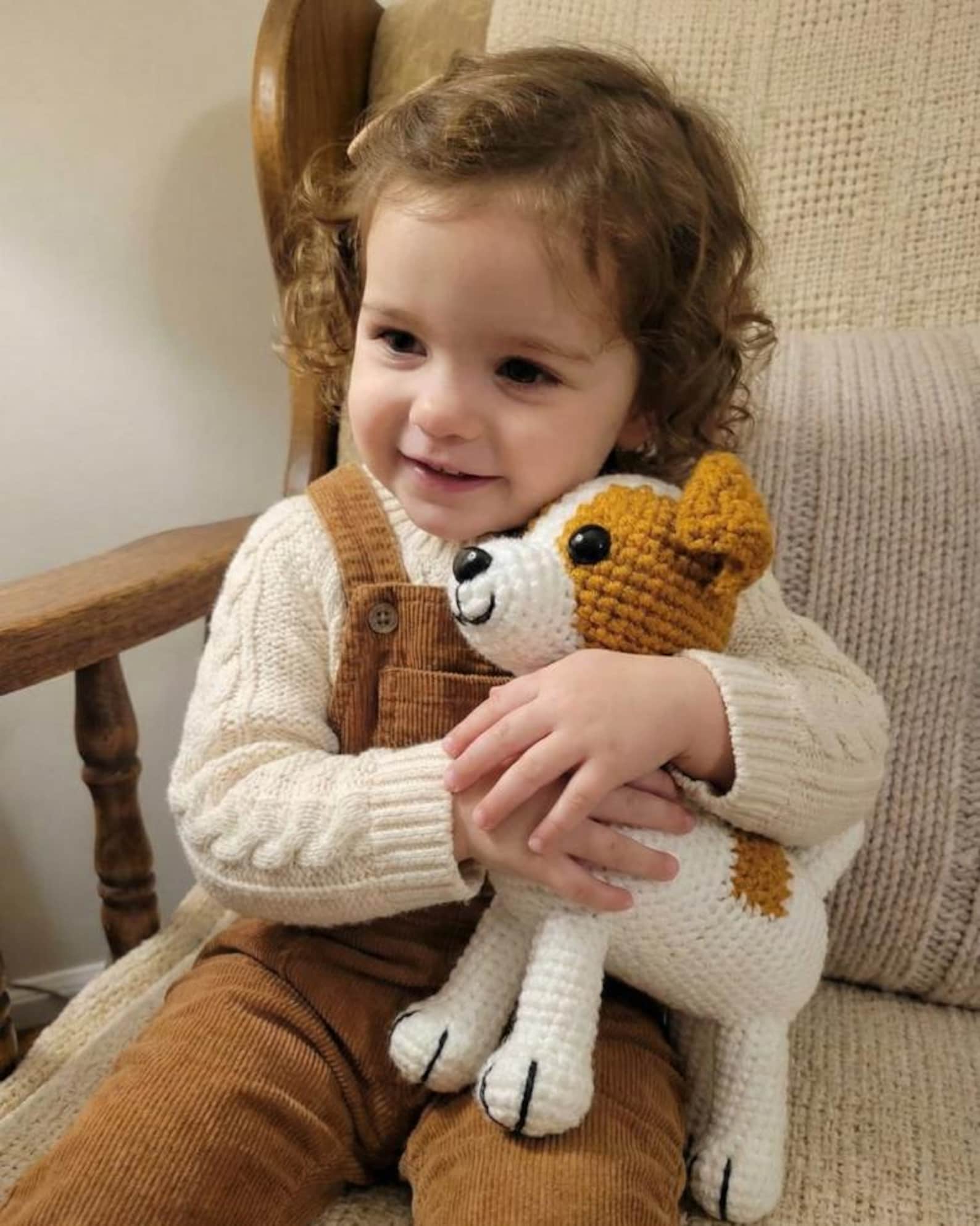 Jack Russell Terrier Crochet Pattern: Amigurumi Dog Toy (PDF Pattern ...