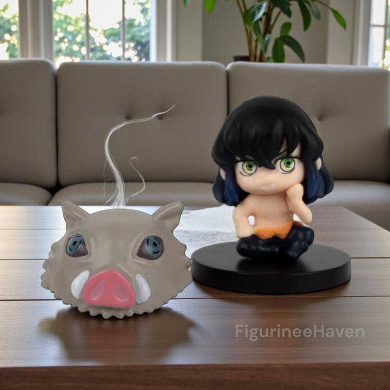 Demon Slayer Action Figures Set – Anime Movie Collectible Dolls - Etsy