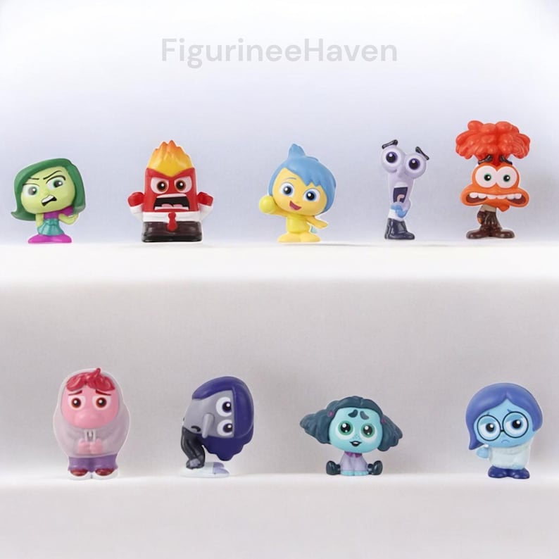 Inside Out 2 Action Figure Set, Emotion Cartoon Movie Figurines - Etsy