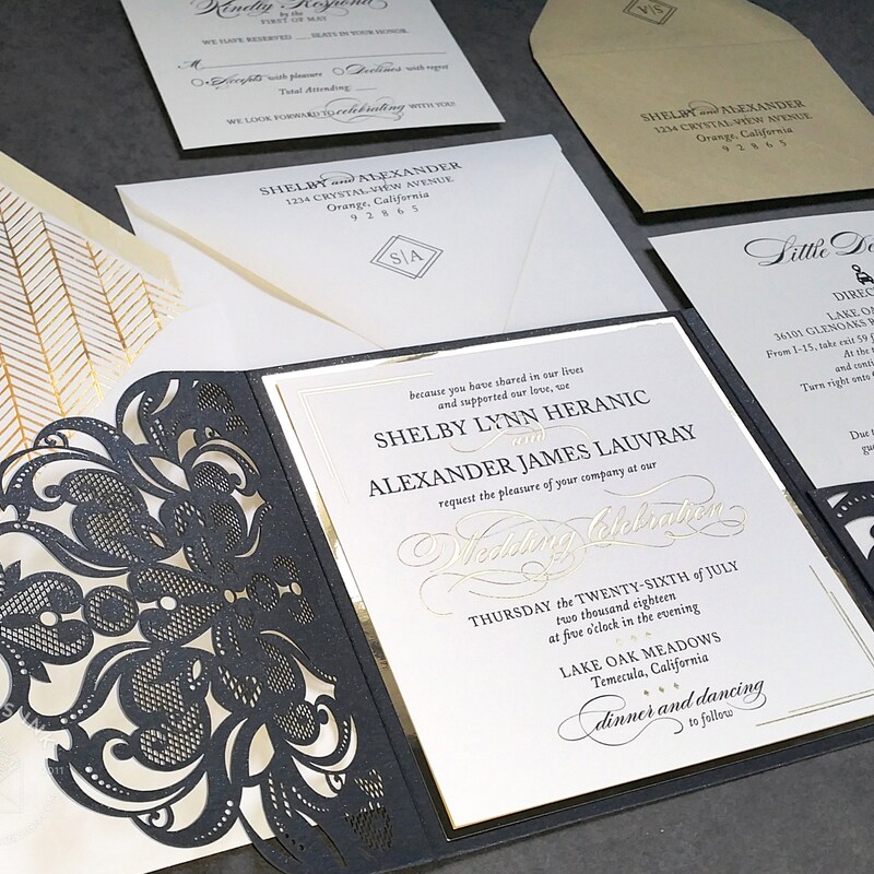 Lace Invitation - Etsy