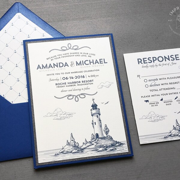 Lighthouse Wedding - Etsy