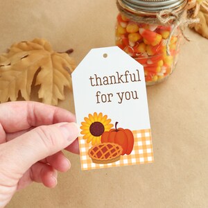 Thanksgiving Gift Tags & Treat Tags | Printable PDF Download - Etsy