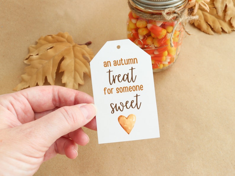 Fall Gift Tags & Treat Tags | Printable PDF Download - Etsy