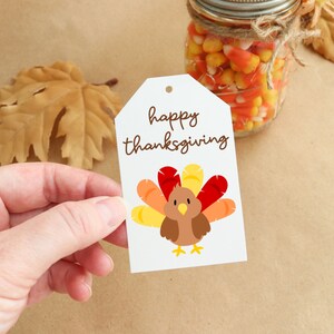 Thanksgiving Gift Tags & Treat Tags | Printable PDF Download - Etsy