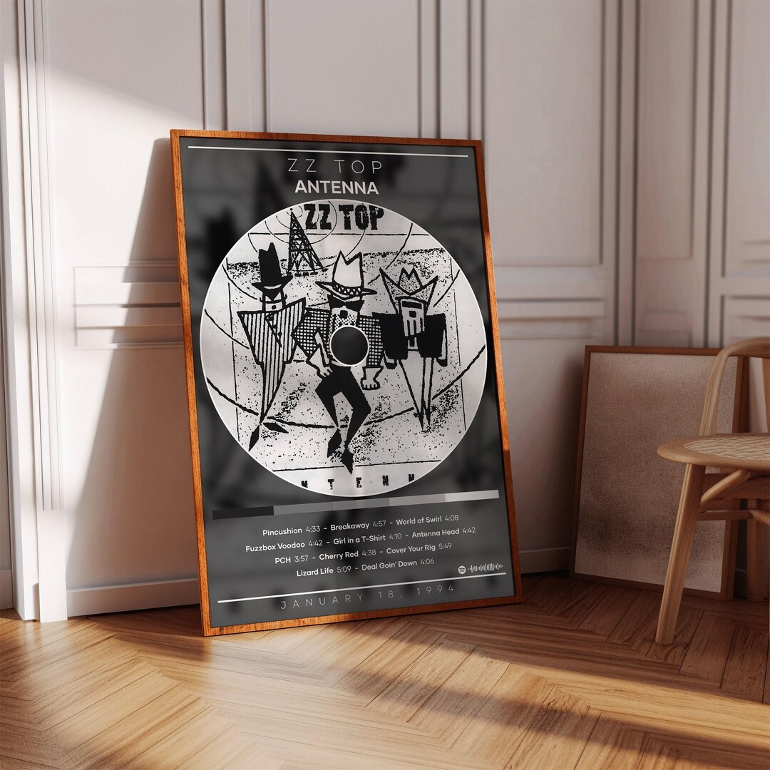 ZZ Top Poster | Antenna Poster | Album Poster Print | Album Cover ...