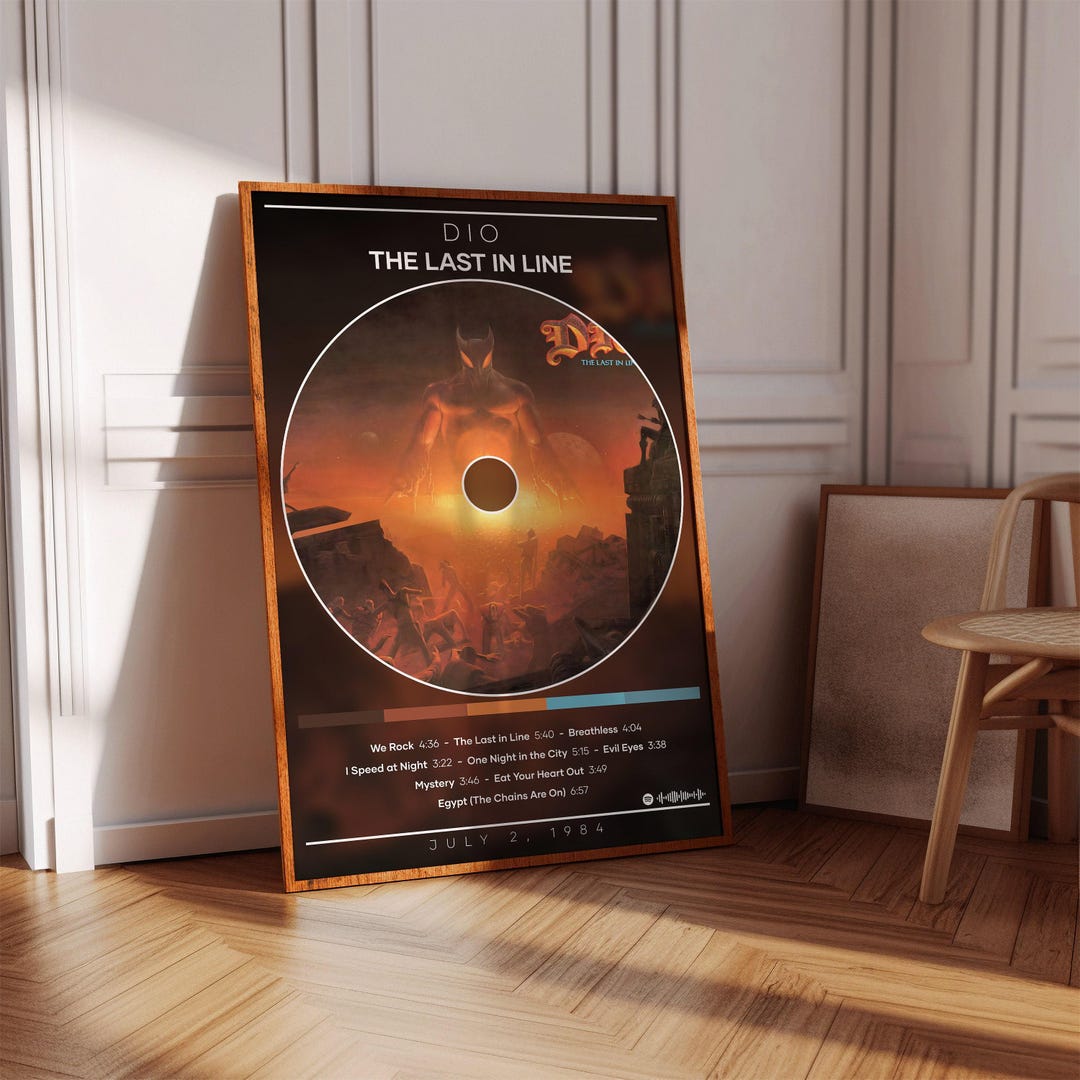 Dio Poster | the Last in Line Poster | Album Poster Print | Album Cover ...