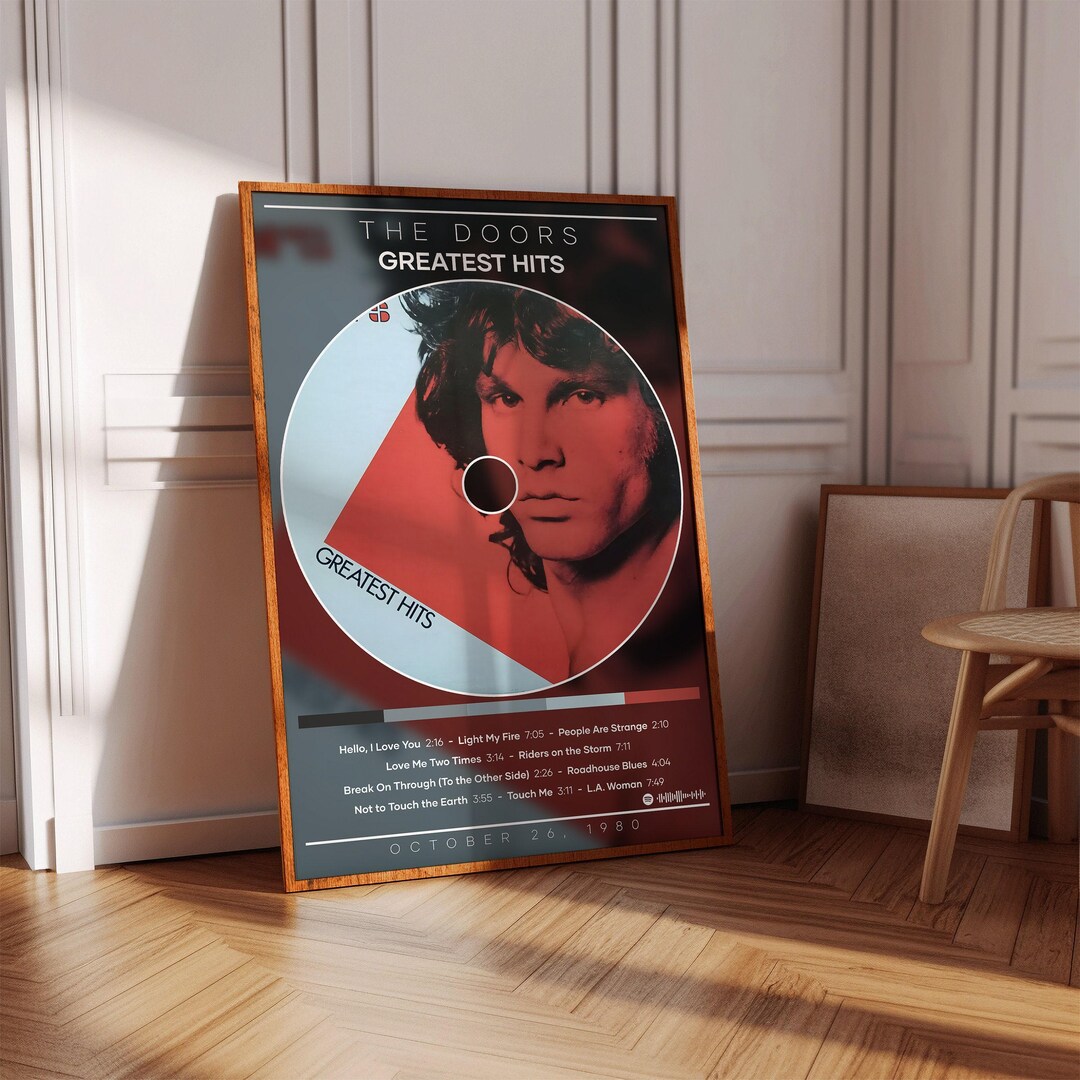 The Doors Poster | Greatest Hits Poster | Album Poster Print | Album ...