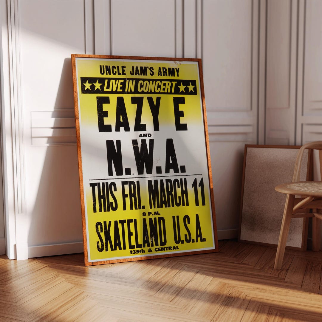 NWA Poster | Concert Poster | Album Poster Print | Album Cover Poster ...
