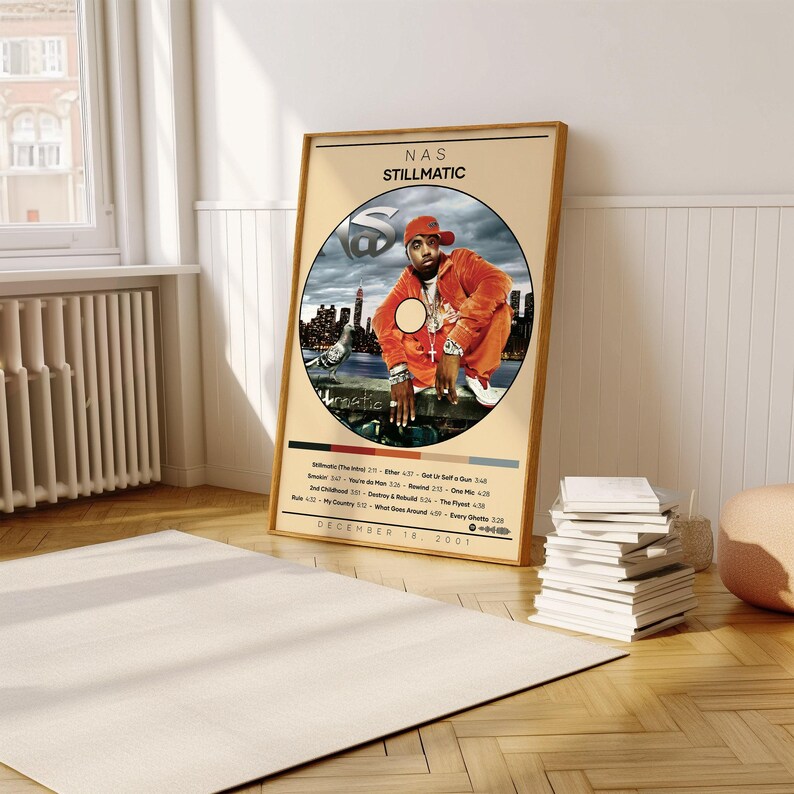 Nas Poster | Stillmatic Poster | Album Poster Print | Album Cover ...
