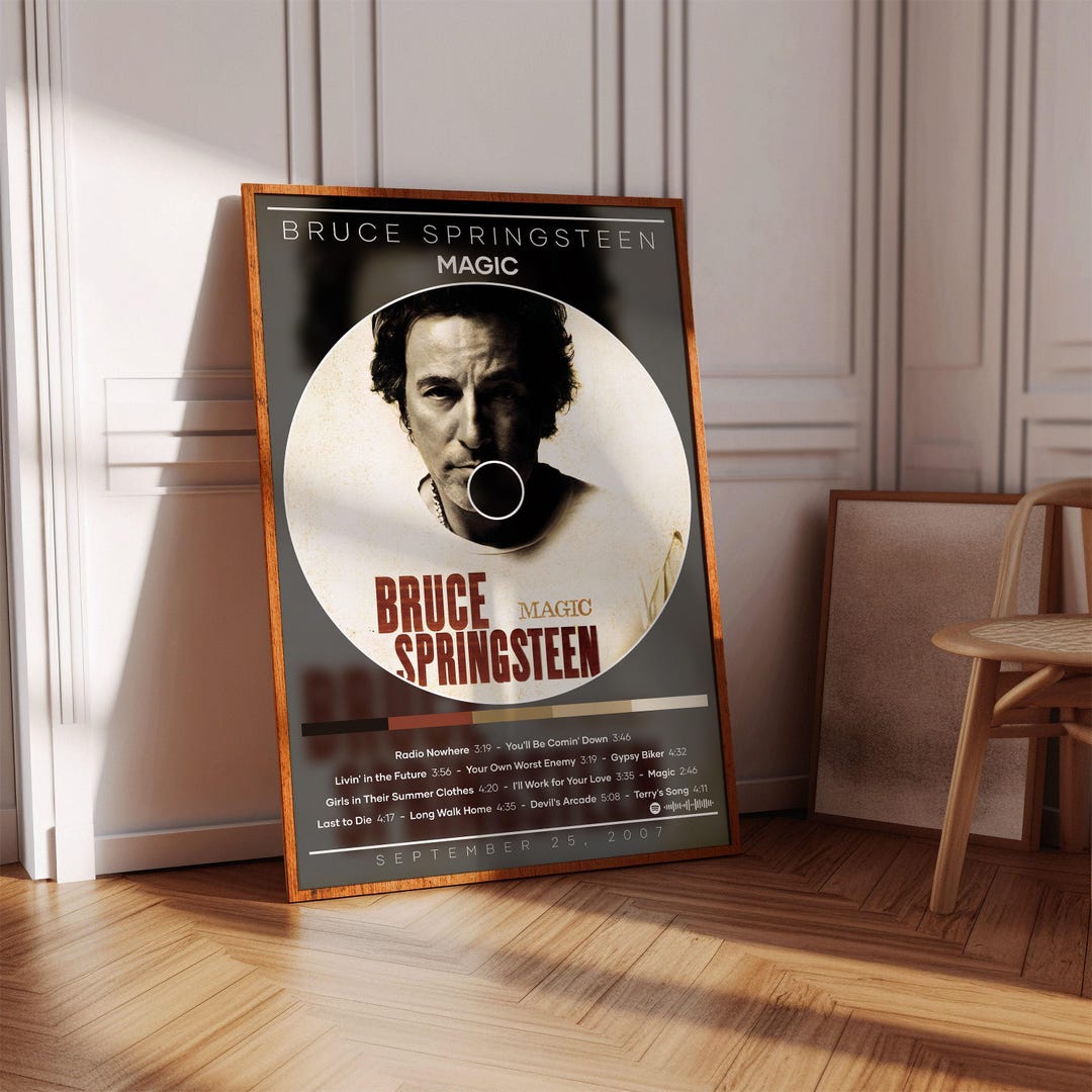 Bruce Springsteen Poster | Magic Poster | Album Poster Print | Album ...