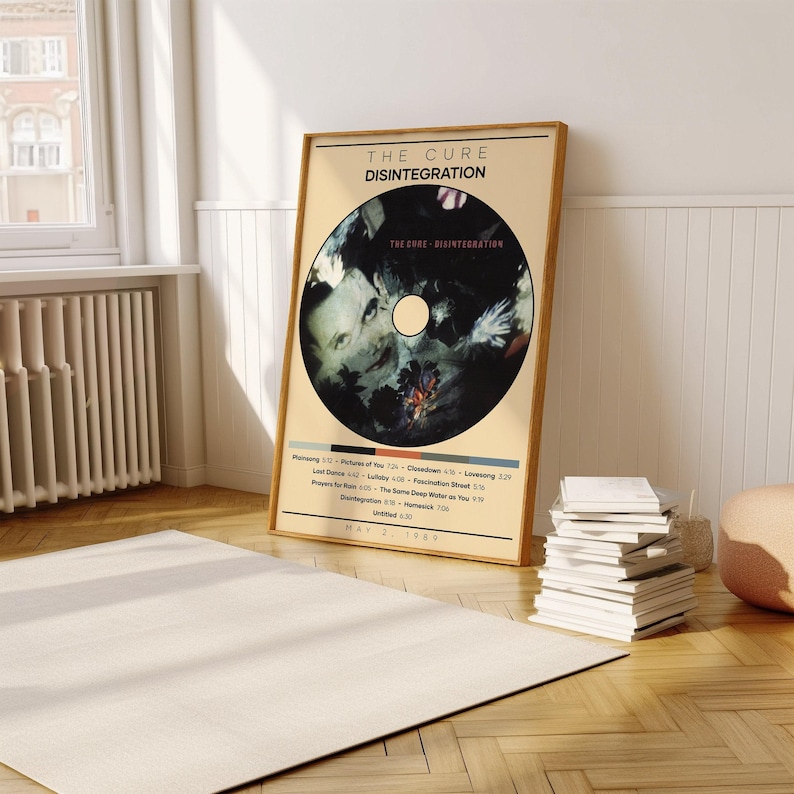 The Cure Poster | Disintegration Poster | Album Poster Print | Album ...