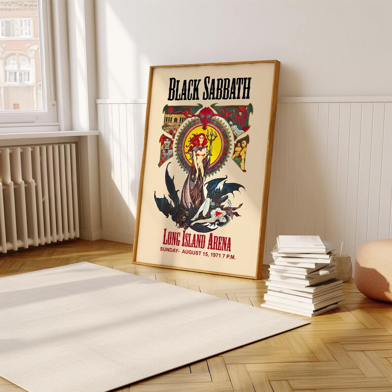 Black Sabbath Poster Print | Concert Poster | Album Poster Print ...