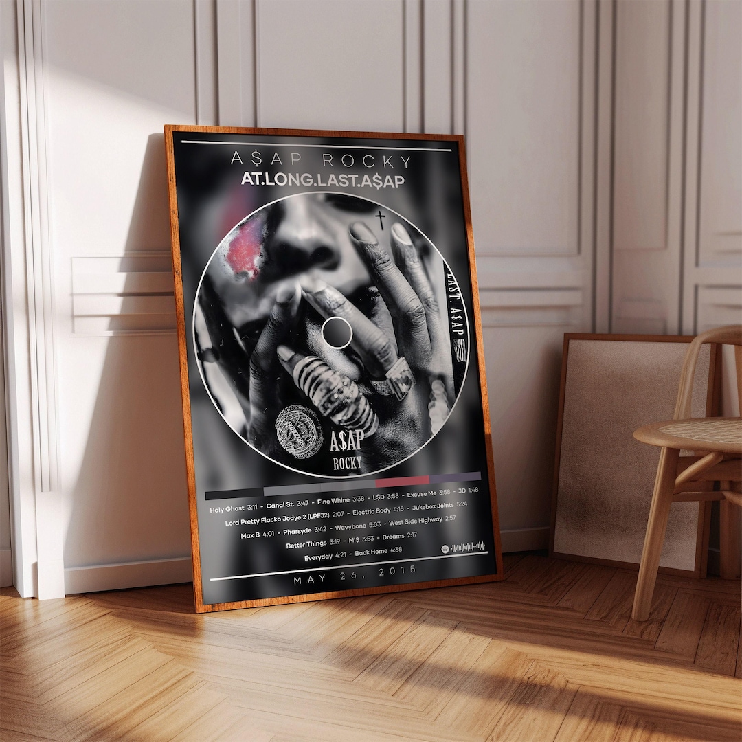 ASAP Rocky Poster Print | at Long Last ASAP Poster | Album Poster Print ...