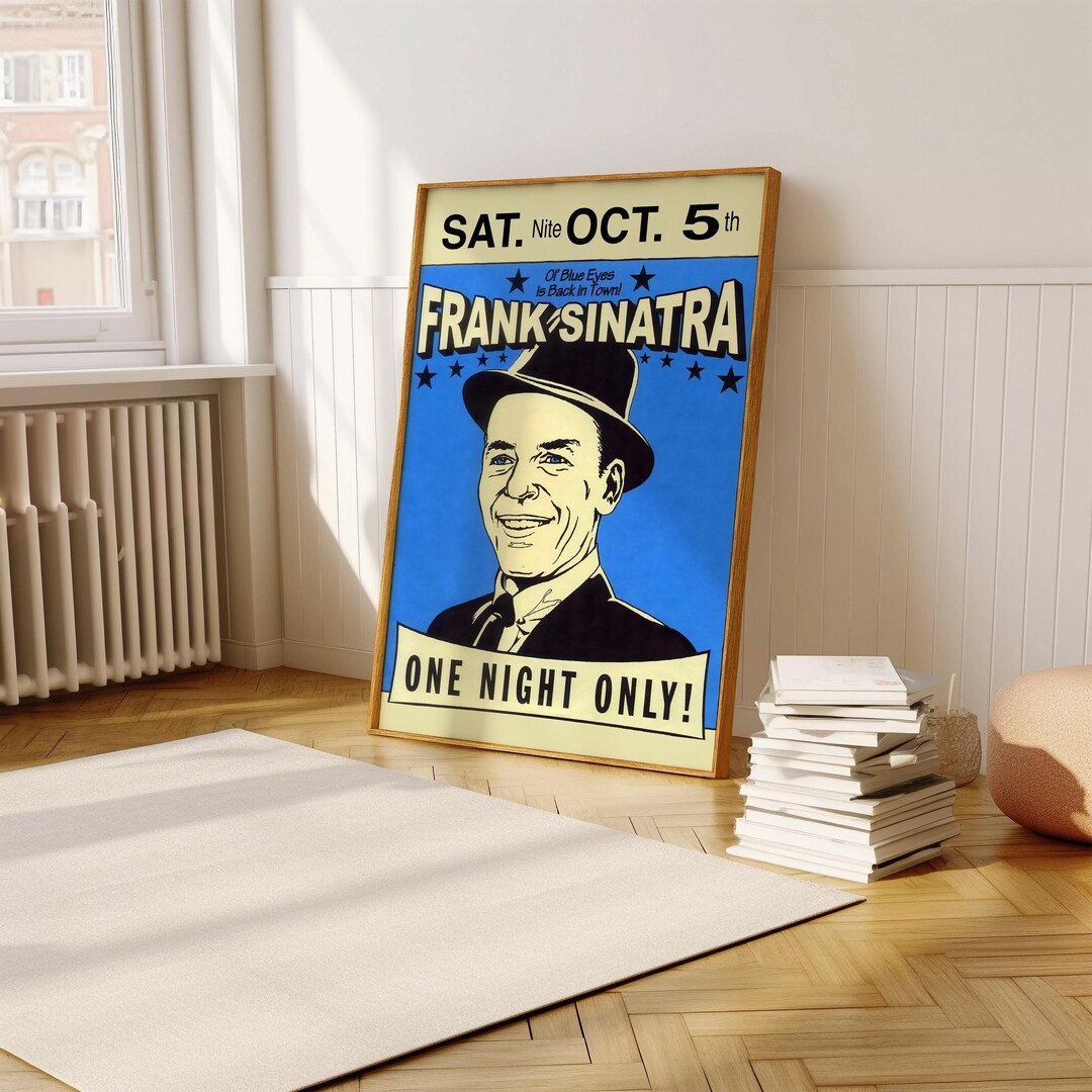 Frank Sinatra Poster | Concert Poster | Album Poster Print | Album ...