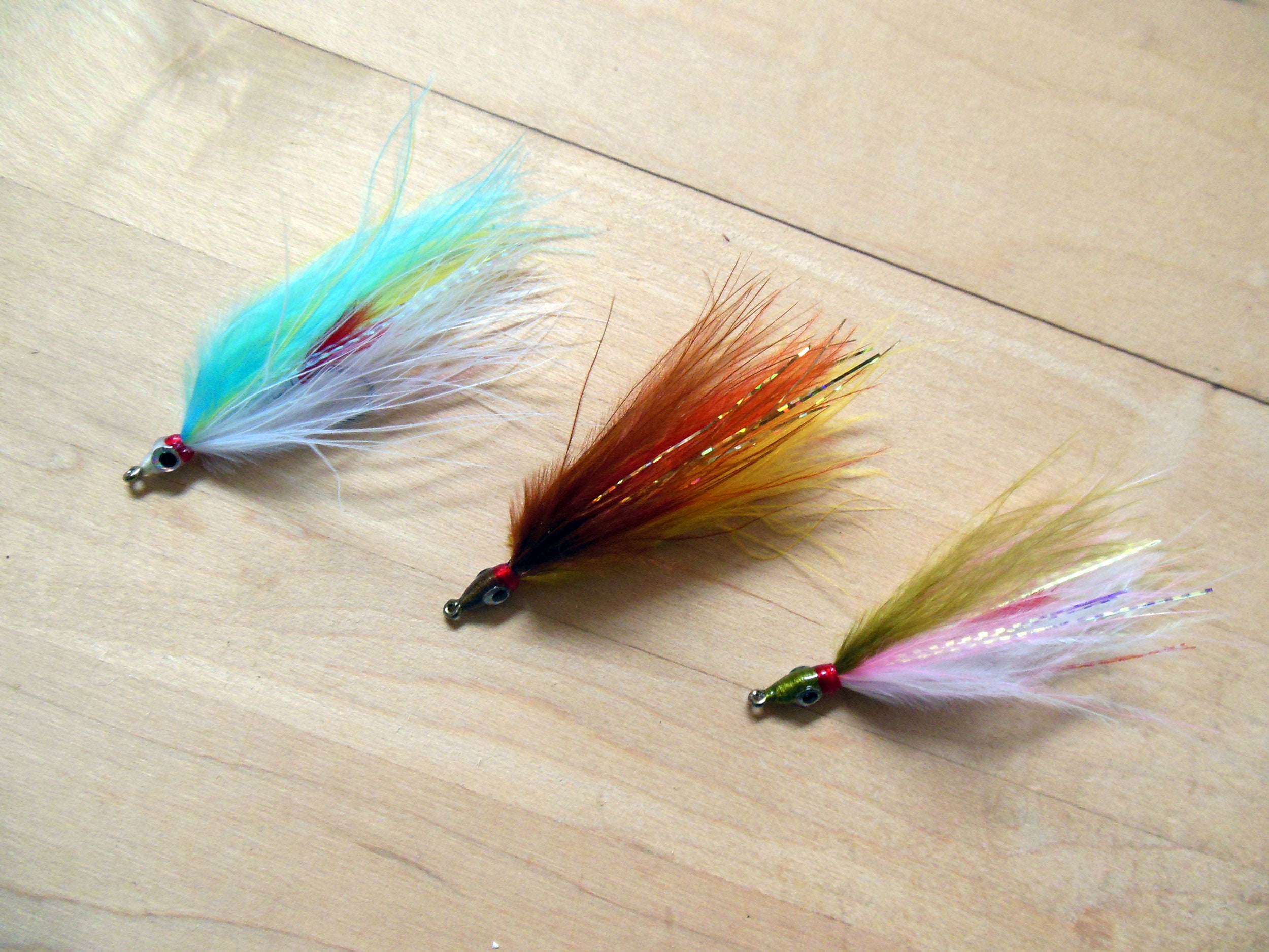 Lake Almanor Marabou Minnow Trolling Fly Assortment for Trout Salmon ...