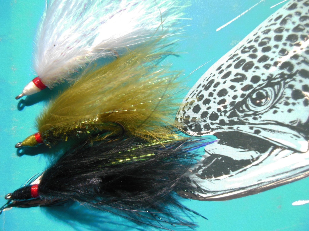 Trolling Flies Jay Fair-type Eagle Lake Marabou Minnow Trolling Fly ...