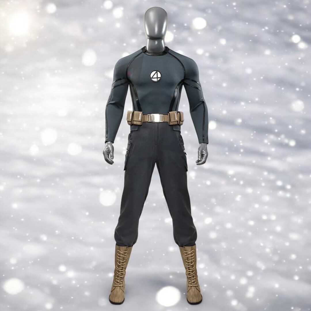 Deadpooling 3 Fantastic Four Human Torch Cosplay Costume Shirt Pants ...