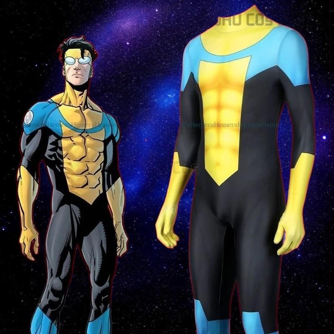 Anime Cartoon Invincible Mark Grayson Cosplay Men Costume Male ...