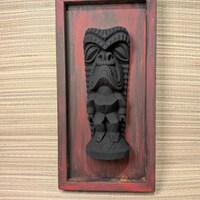 Vintage Mid Century Atomic Tiki Head Bust - Etsy