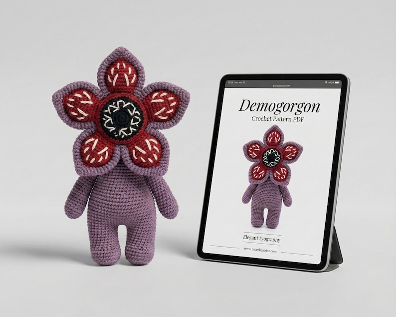Demogorgon Crochet Pattern PDF – Beginner Friendly Amigurumi ...